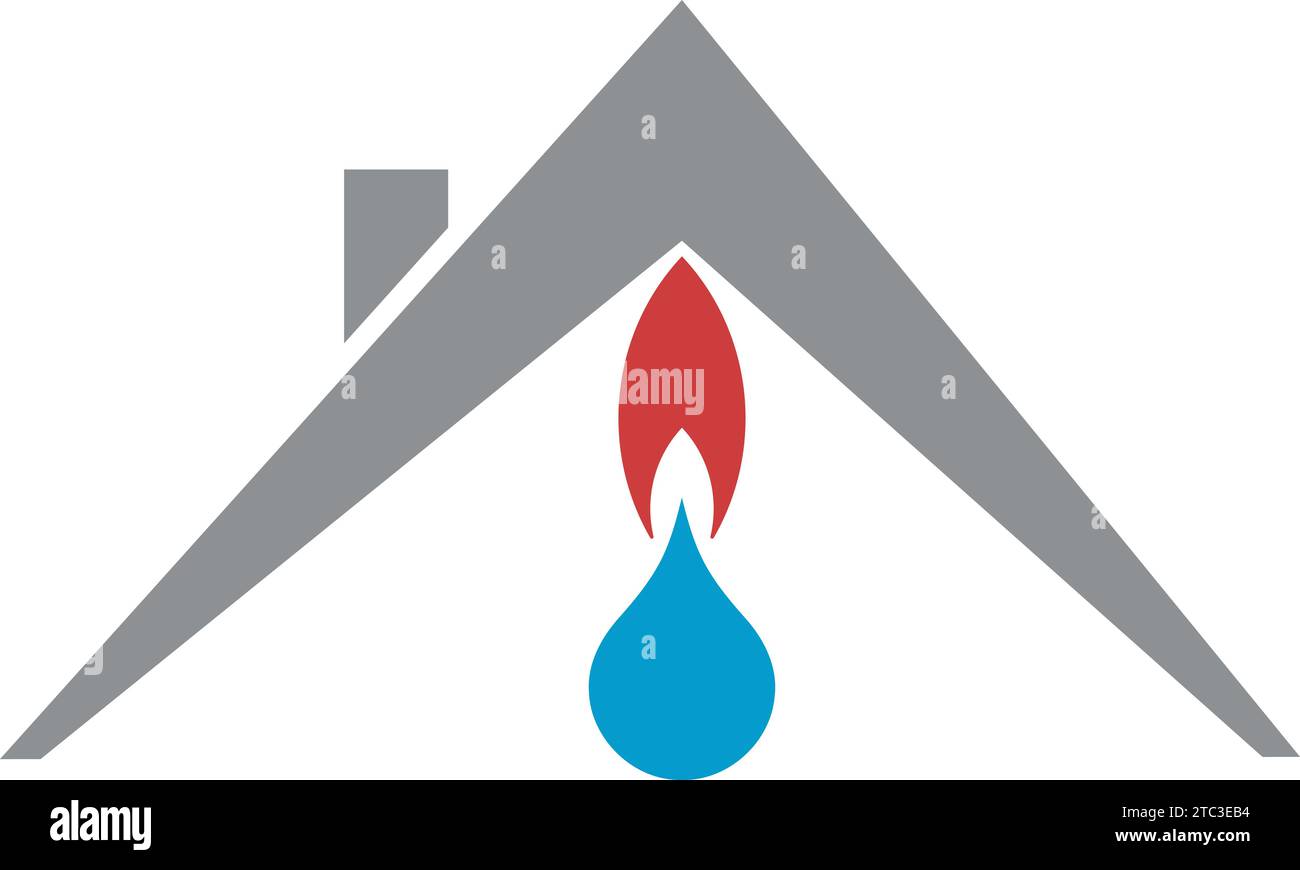 flame, water, plumber, logo, plumber, craftsman, background Stock ...