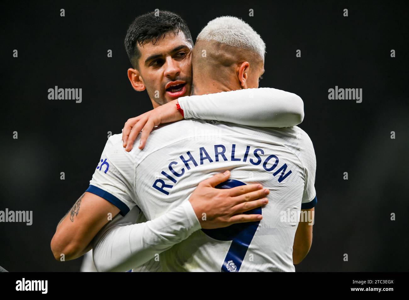 London, England on 10 December 2023. Richarlison of Tottenham Hotspur ...