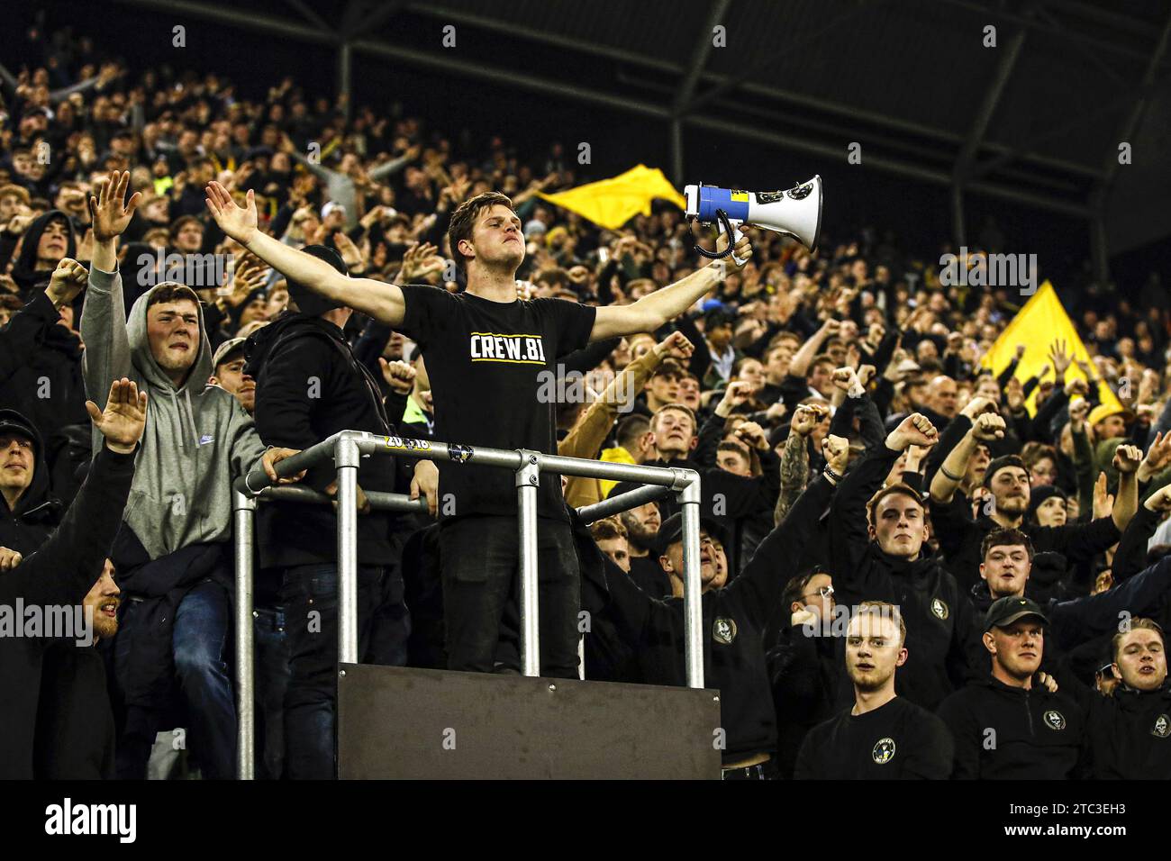ARNHEM - Vitesse fans during the Dutch Eredivisie match between Vitesse ...