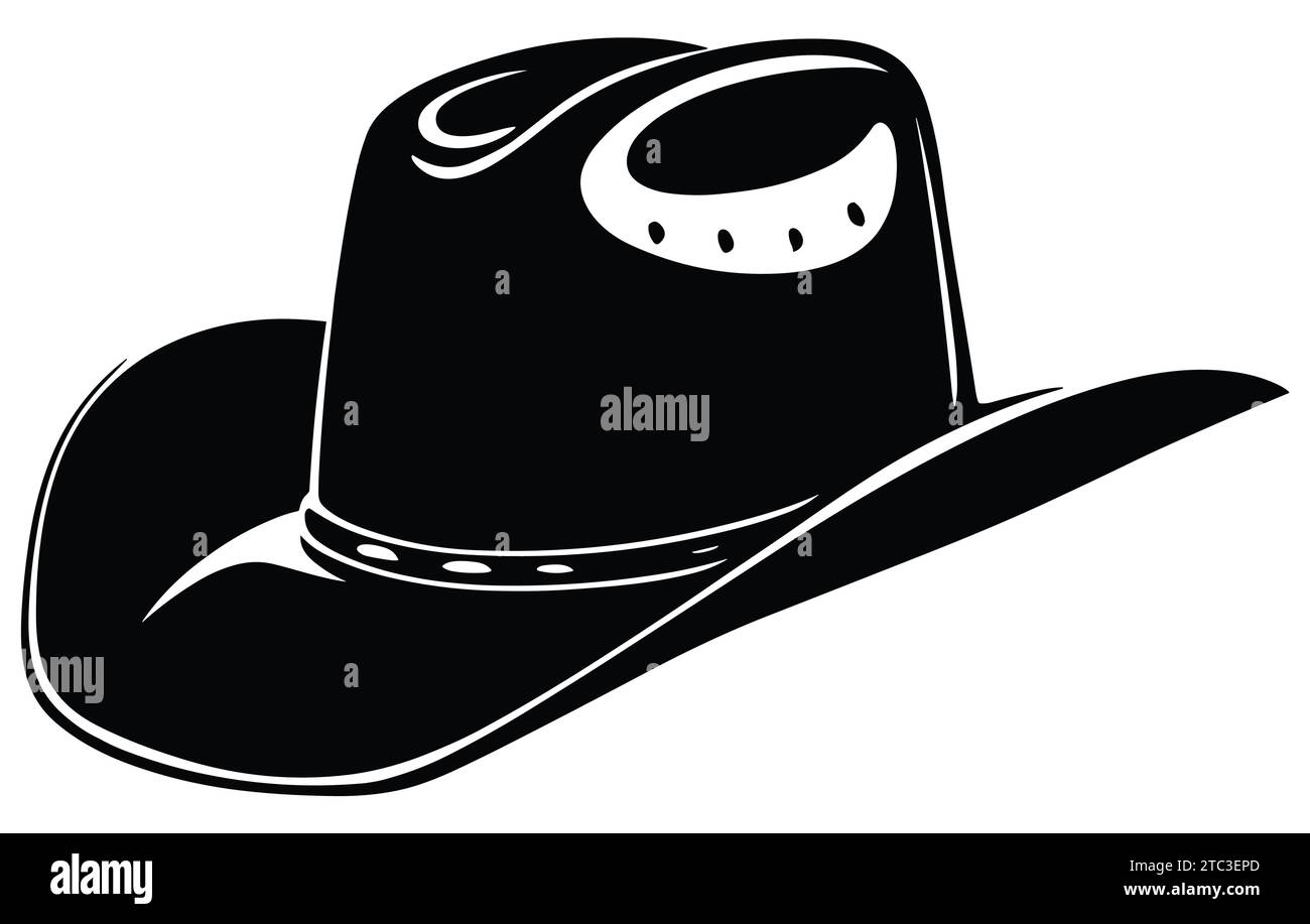 Old man cowboy hat Stock Vector Images - Alamy