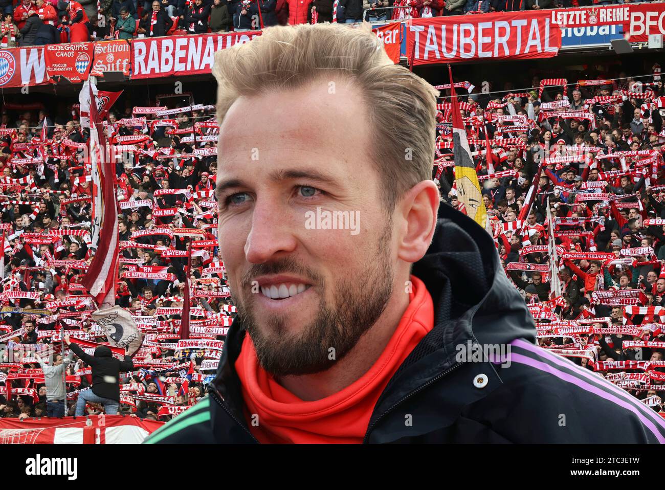 Harry kane fc bayern münchen kopf hi-res stock photography and images - Alamy