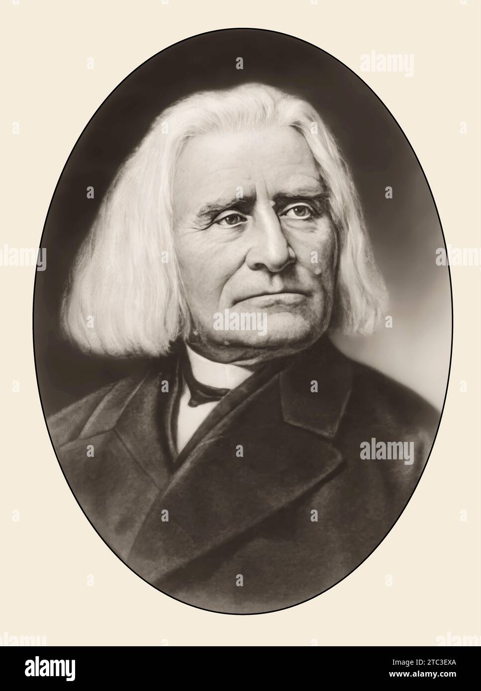 Franz liszt portrait hungarian composer hi-res stock photography and ...