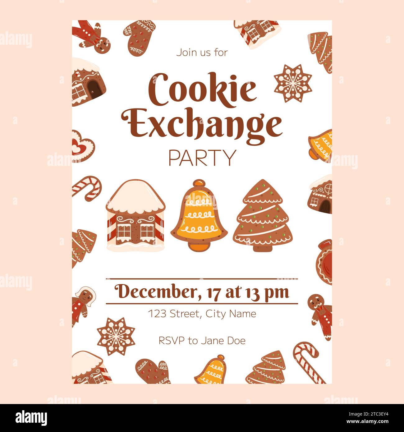 Family around christmas tree Stock Vector Images - Alamy