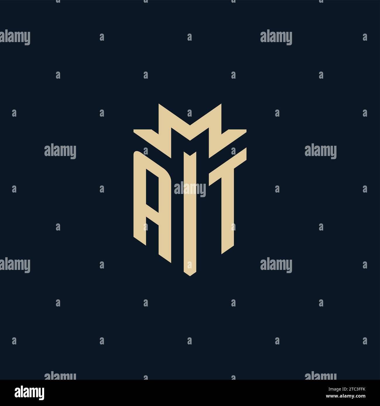 Amt logo design Stock Vector Images - Alamy
