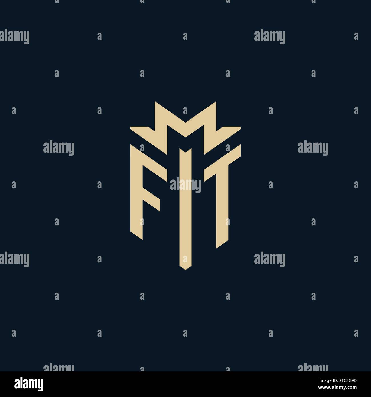 Fmt logo design Stock Vector Images - Alamy