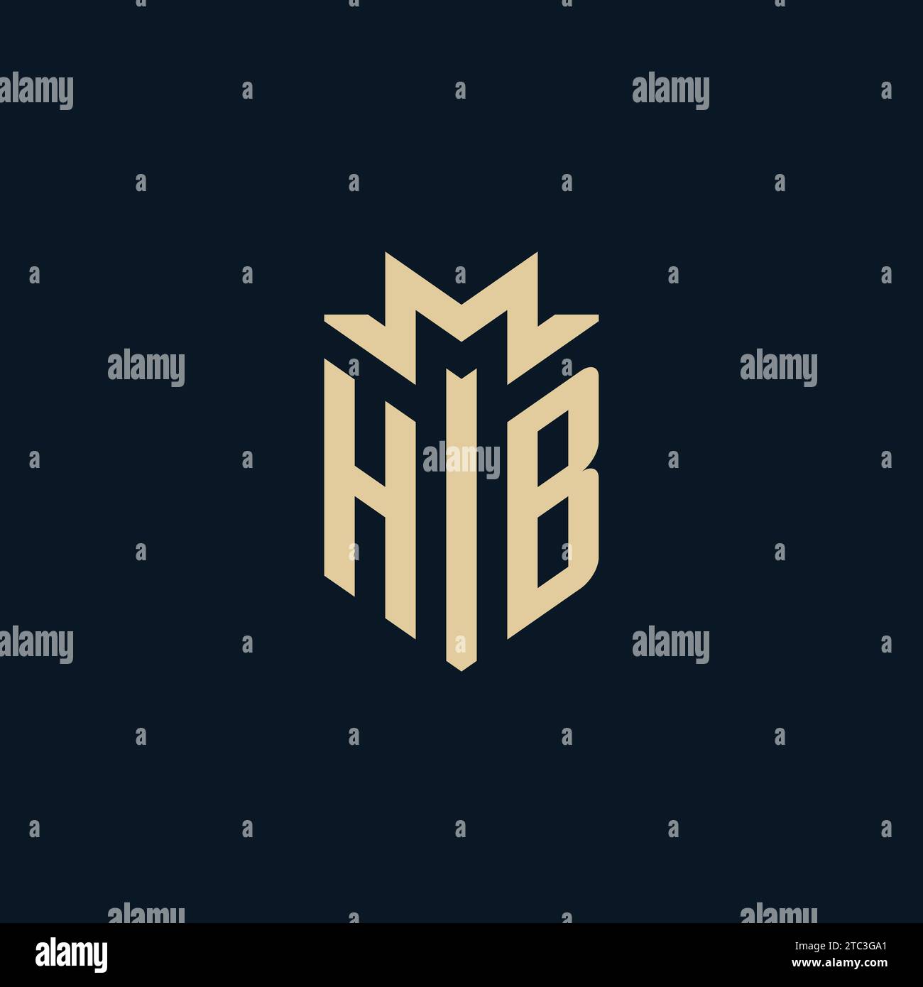 Initial hmb Stock Vector Images - Alamy