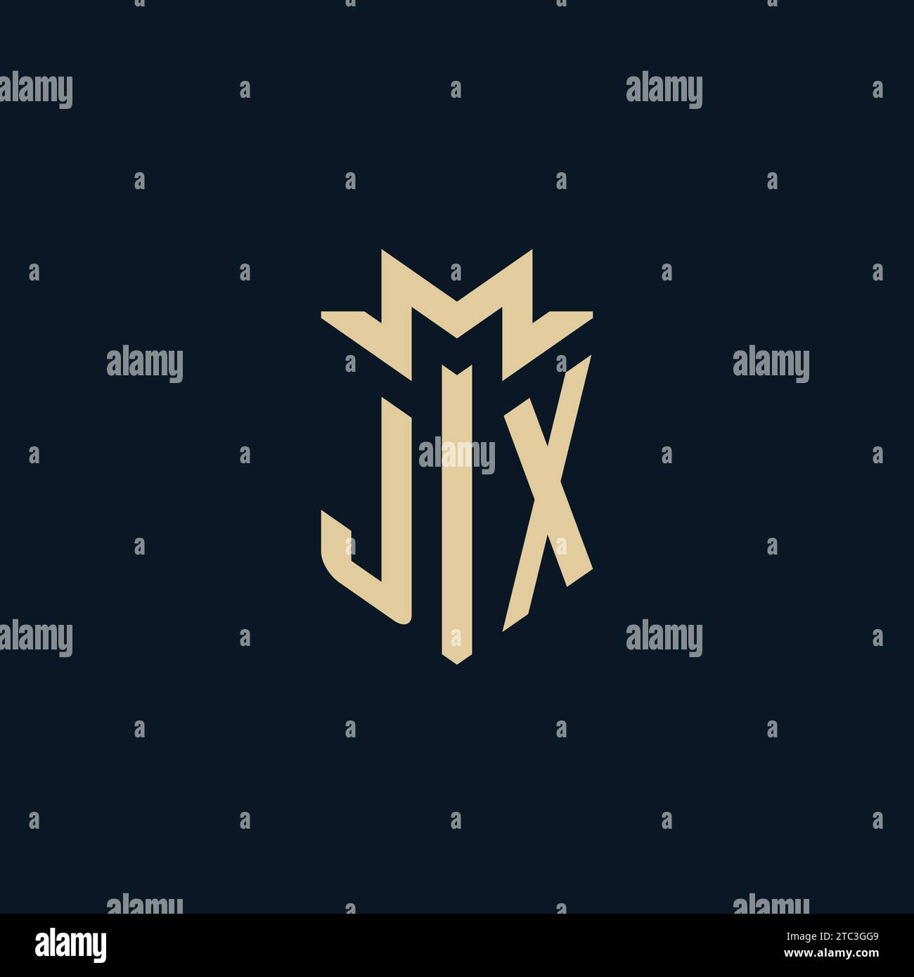 Jix logo design hi-res stock photography and images - Alamy