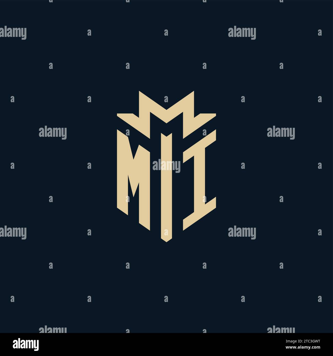 Mii logo design hi-res stock photography and images - Alamy