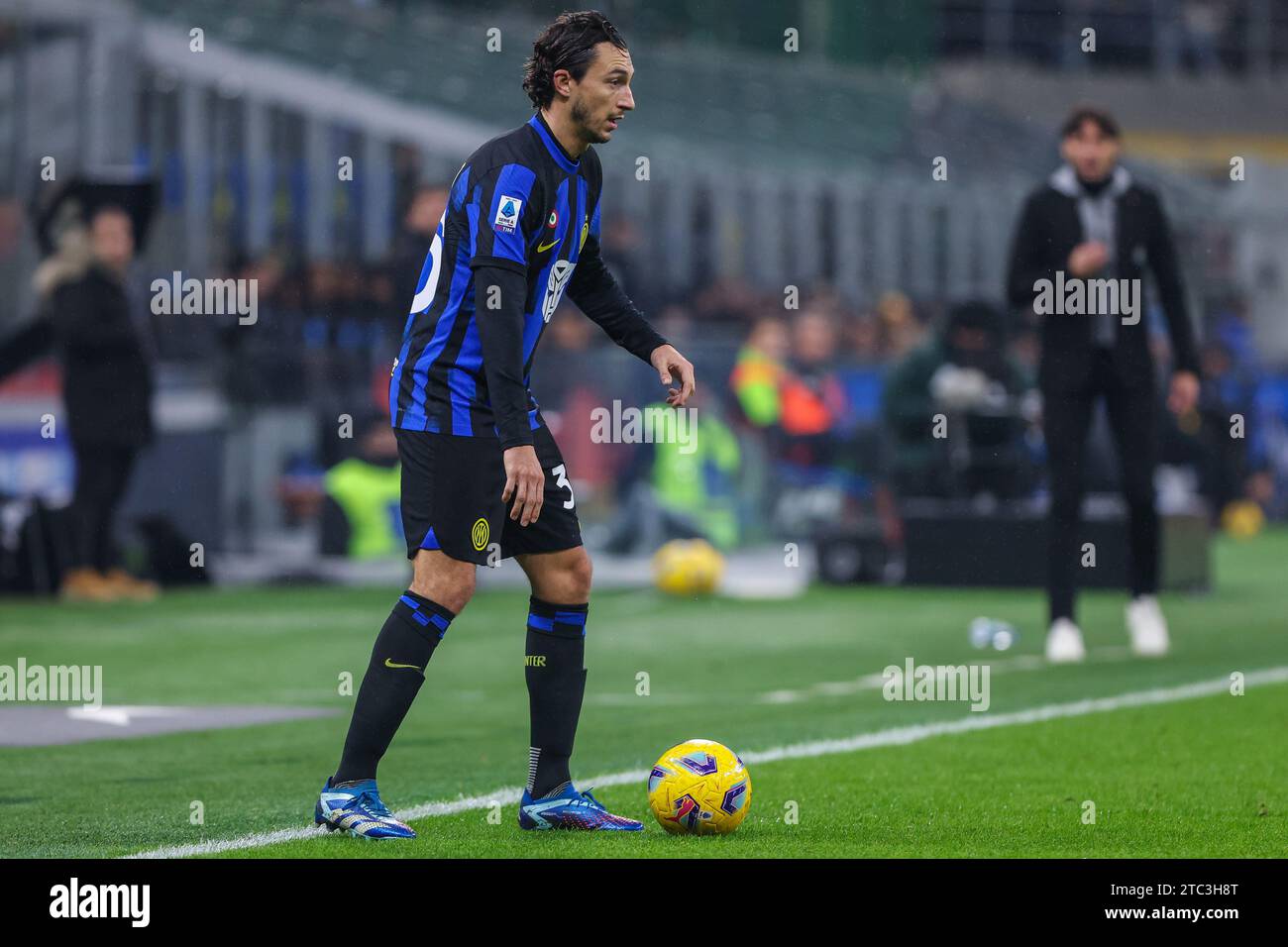 Matteo Darmian of FC Internazionale seen in action during the 2023–24 ...