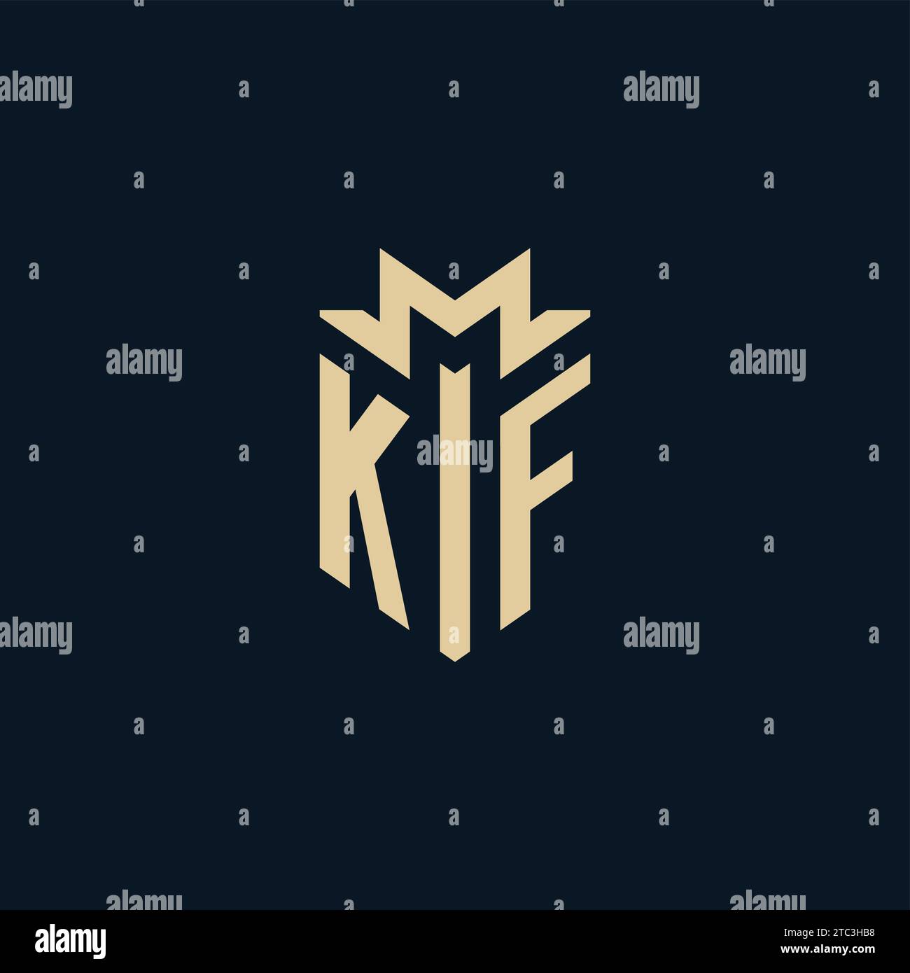 KF initial for law firm logo, lawyer logo, attorney logo design ...