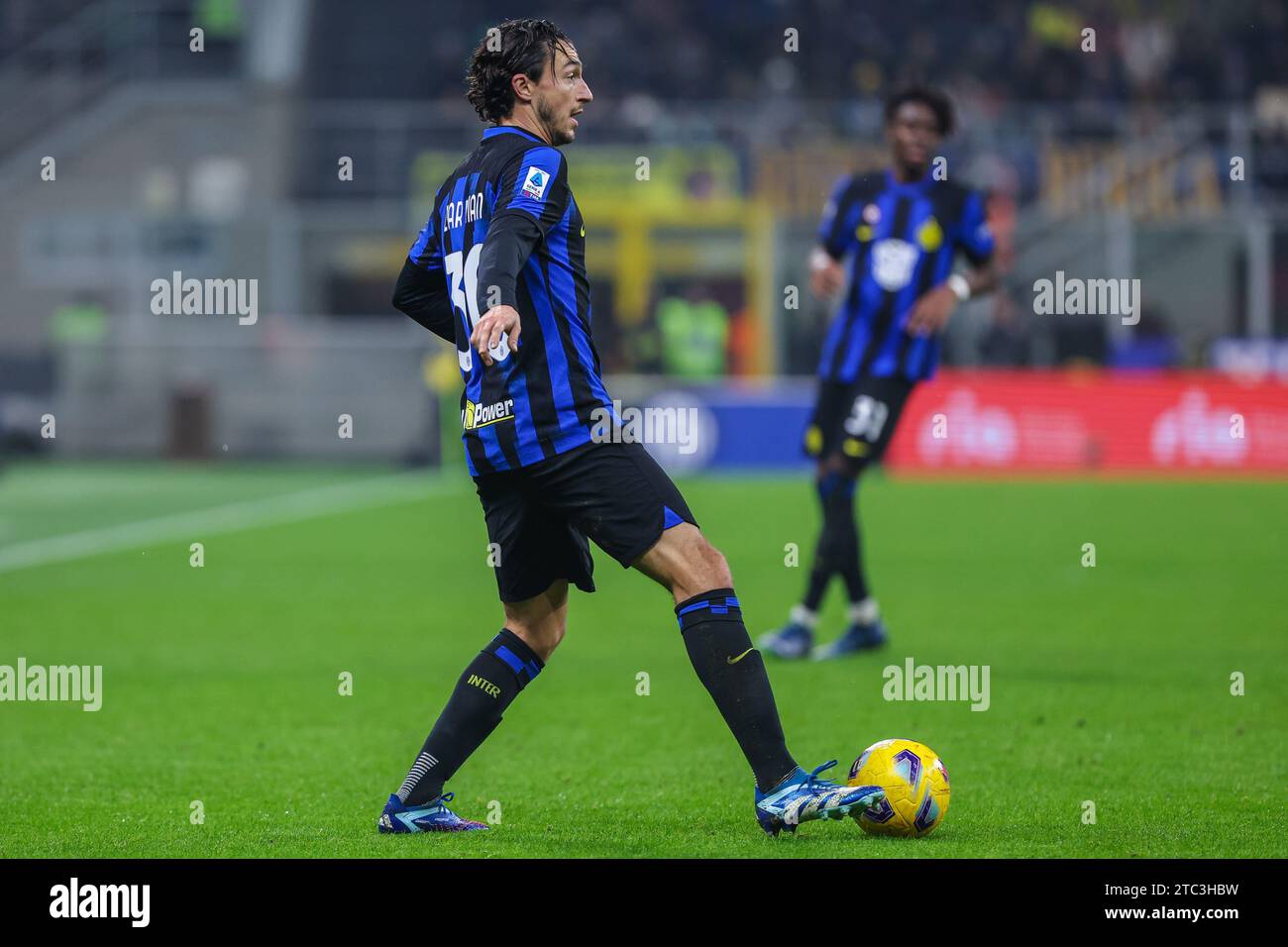 Matteo Darmian of FC Internazionale seen in action during the 2023–24 ...