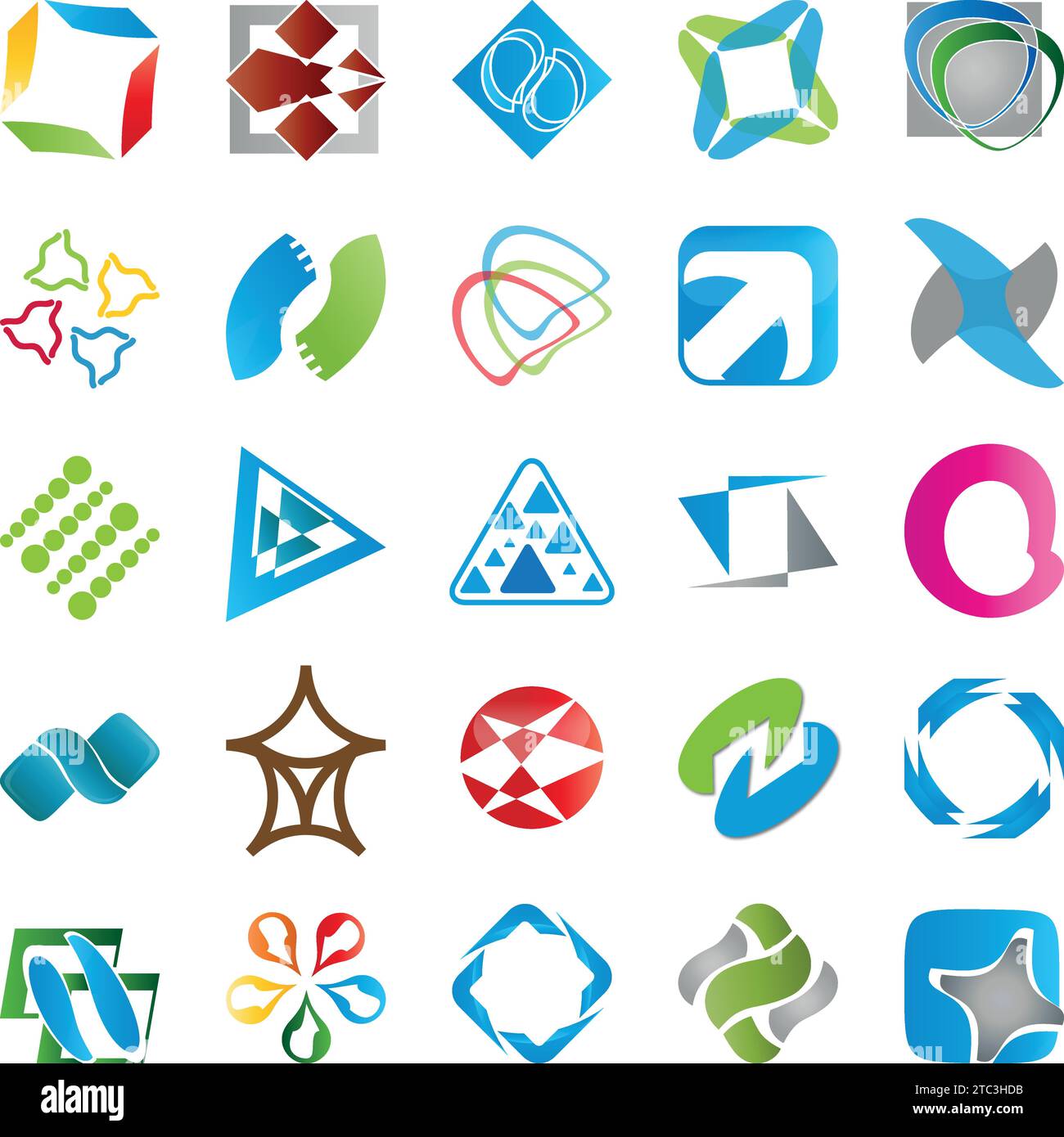 Various logos, logos collection, company logo, logo Stock Vector Image ...