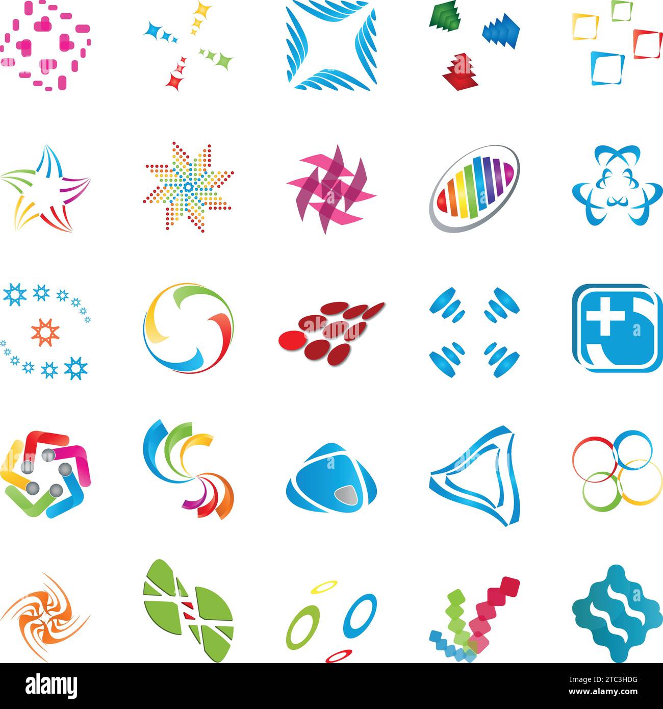 Various logos, logos collection, company logo, logo Stock Vector Image ...