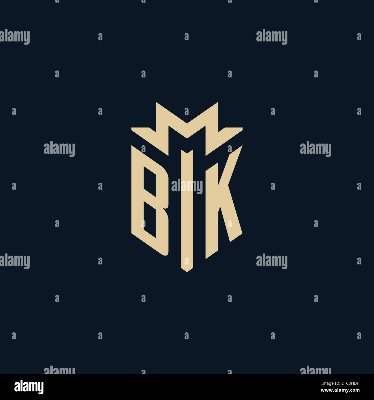 Initial bik hi-res stock photography and images - Alamy