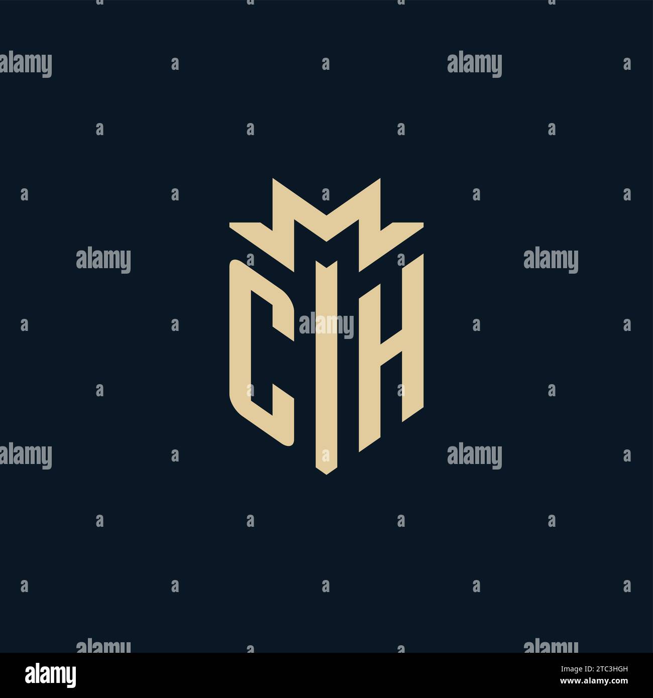 CH initial for law firm logo, lawyer logo, attorney logo design ...