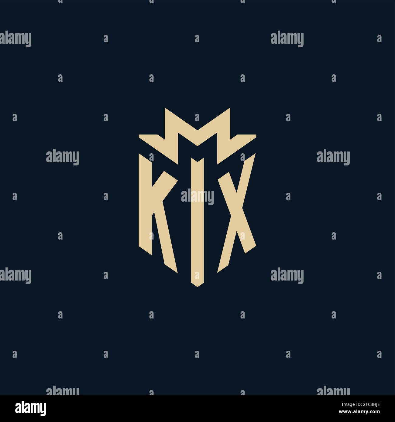 Kix logo design hi-res stock photography and images - Alamy