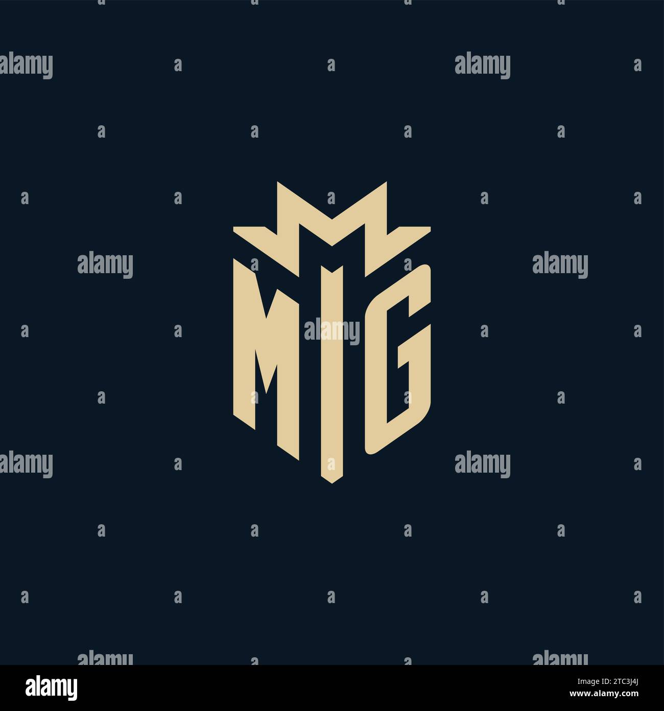 MG initial for law firm logo, lawyer logo, attorney logo design ...