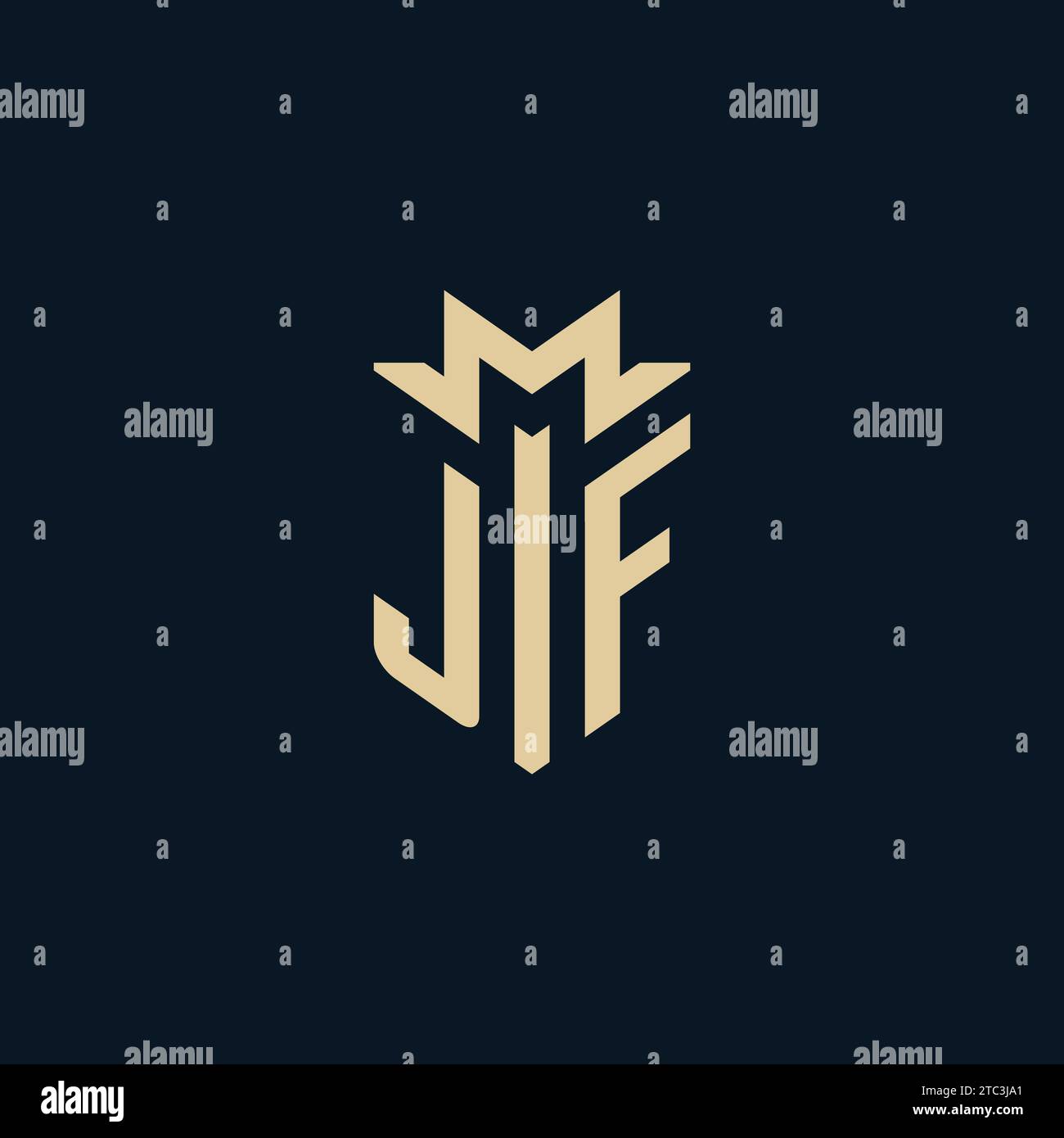 JF initial for law firm logo, lawyer logo, attorney logo design ...