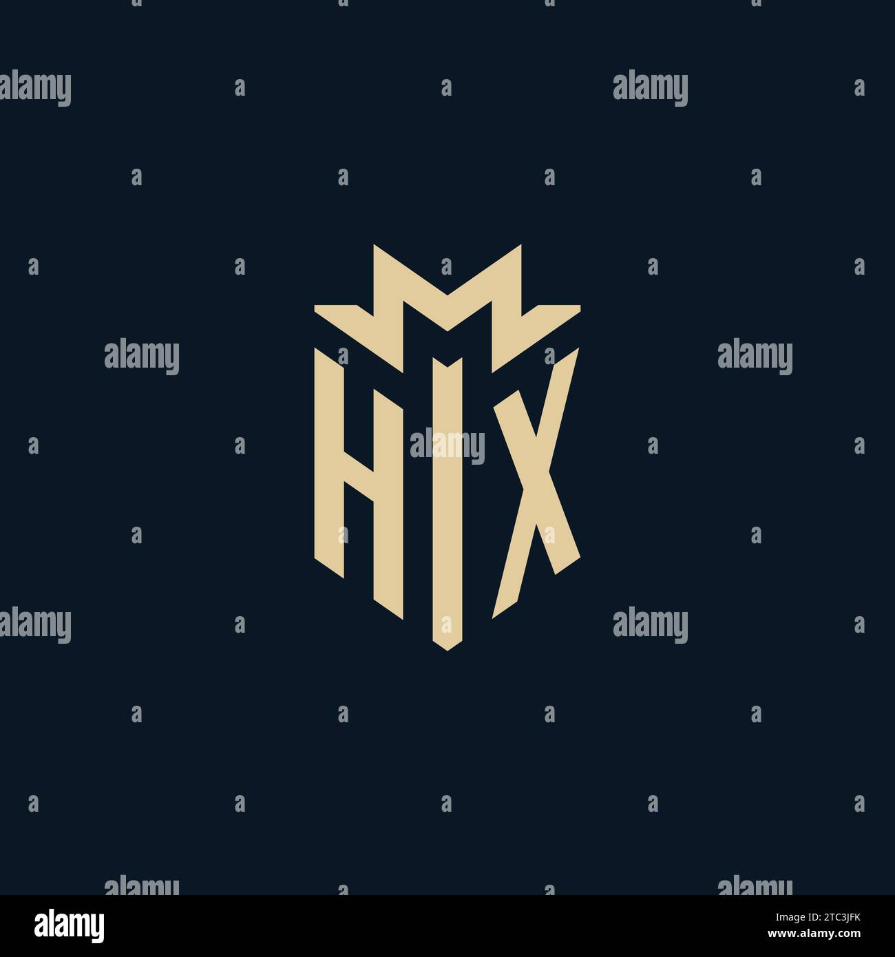 Initial hix hi-res stock photography and images - Alamy