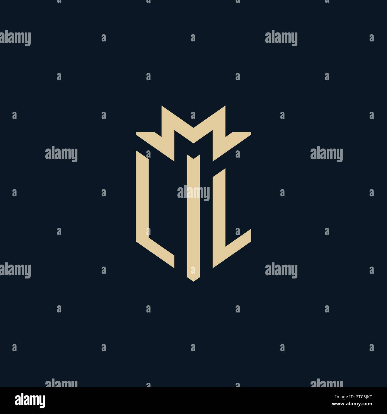 LL initial for law firm logo, lawyer logo, attorney logo design ...