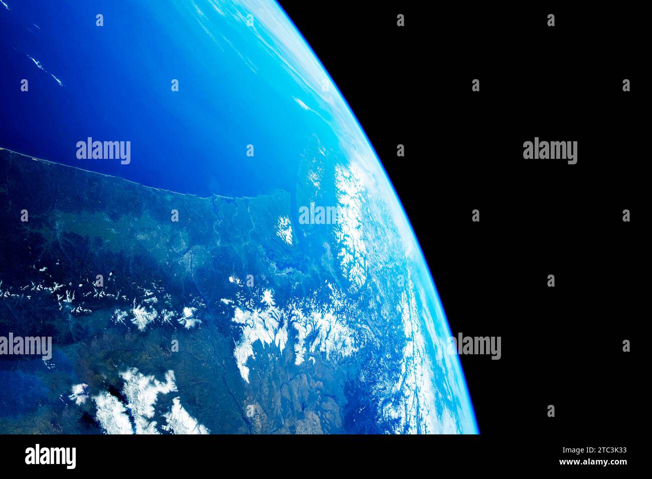 The atmosphere of planet Earth. Elements of this image furnished by ...