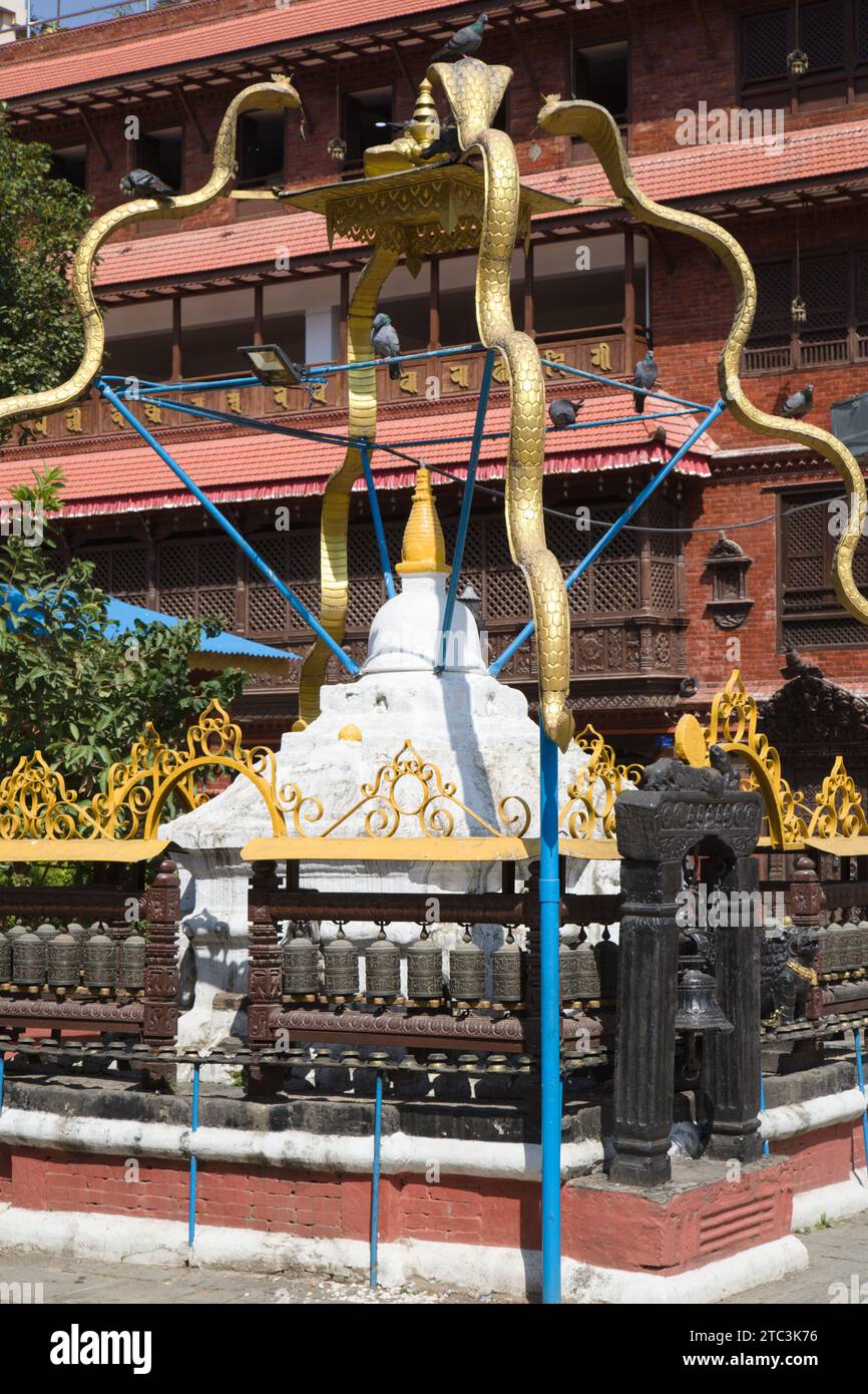 Nepal, Patan, Bubahal, courtyard, stupa Stock Photo - Alamy