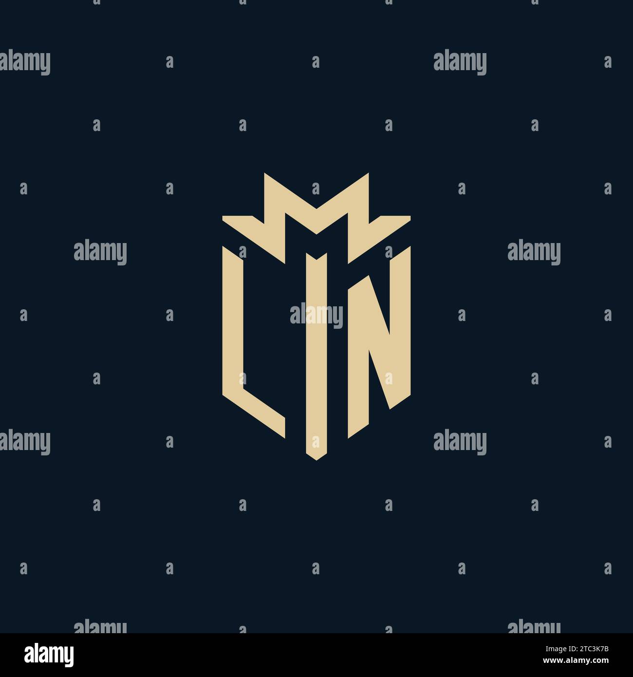 LN initial for law firm logo, lawyer logo, attorney logo design ...