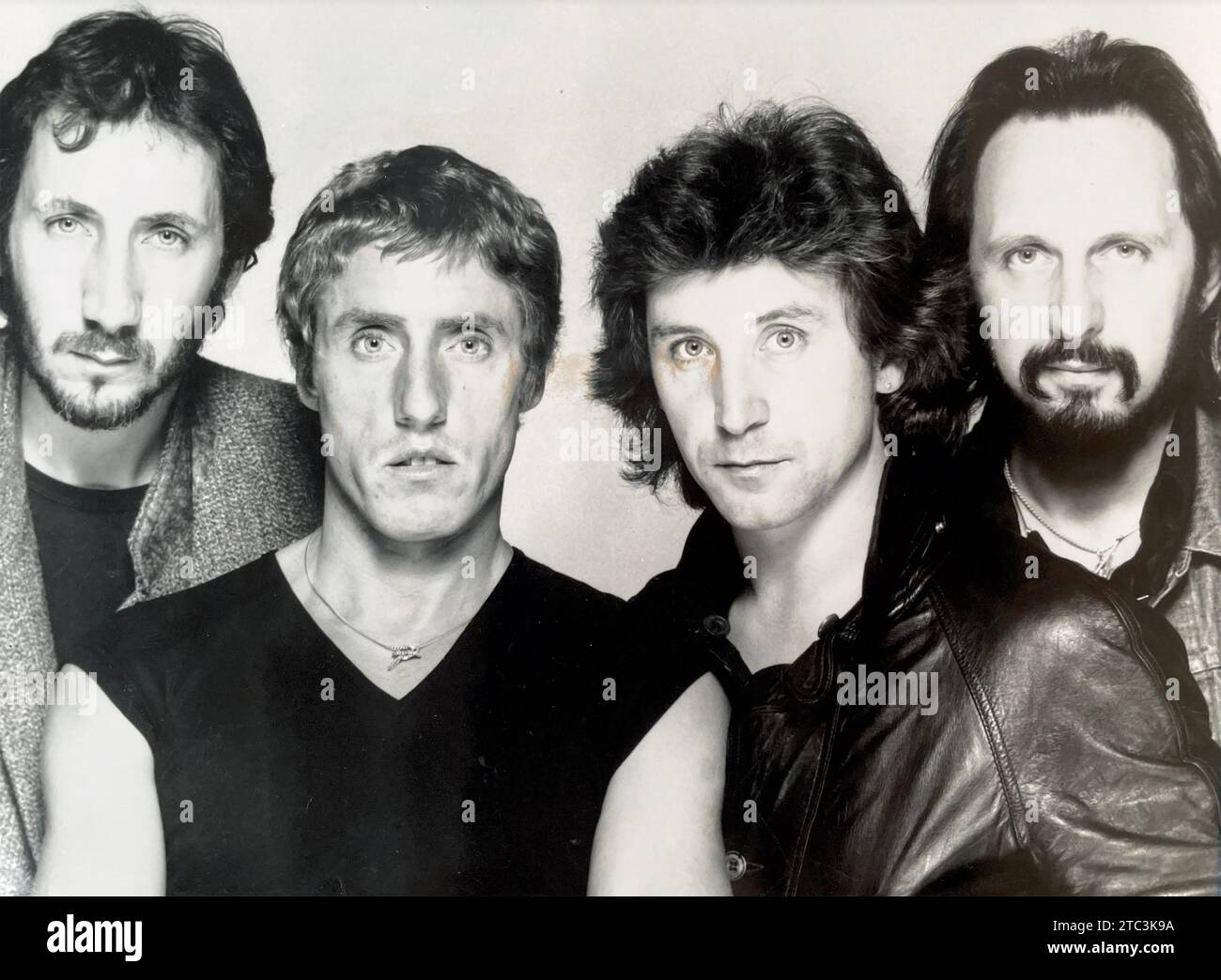 THE WHO Promotional photo 1988. From left: Pete Townshend, Roger ...