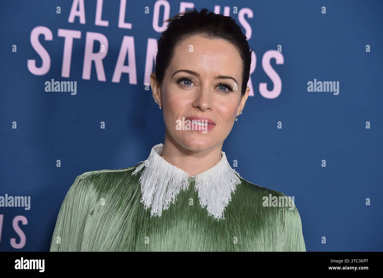 Claire Foy arrives at a screening of "All of Us Strangers" on Saturday ...