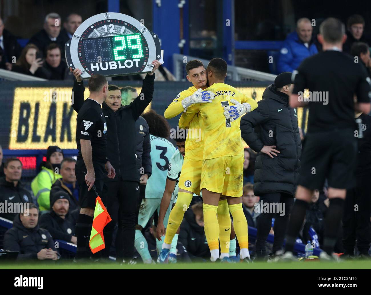 Goodison Park, Liverpool, UK. 10th Dec, 2023. Premier League Football ...