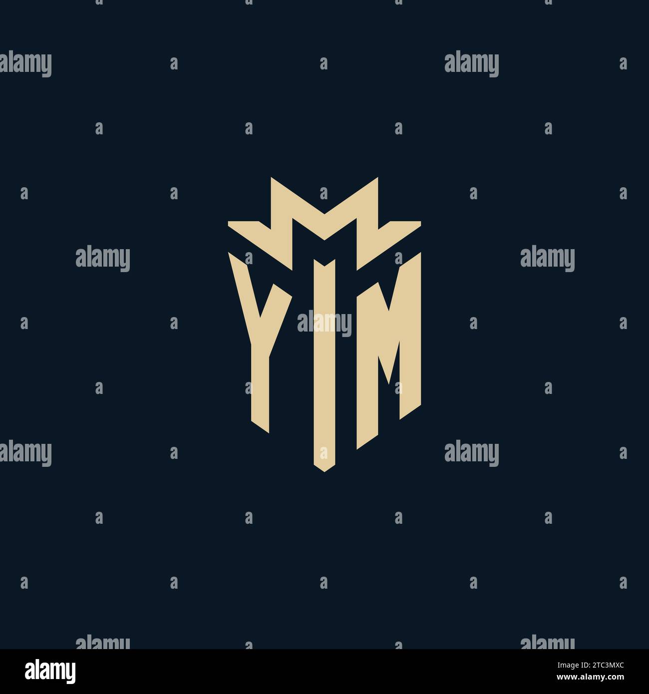 Initial ymm hi-res stock photography and images - Alamy