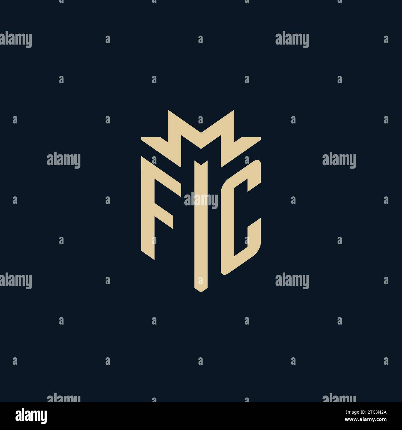 FC initial for law firm logo, lawyer logo, attorney logo design inspiration Stock Vector Image ...