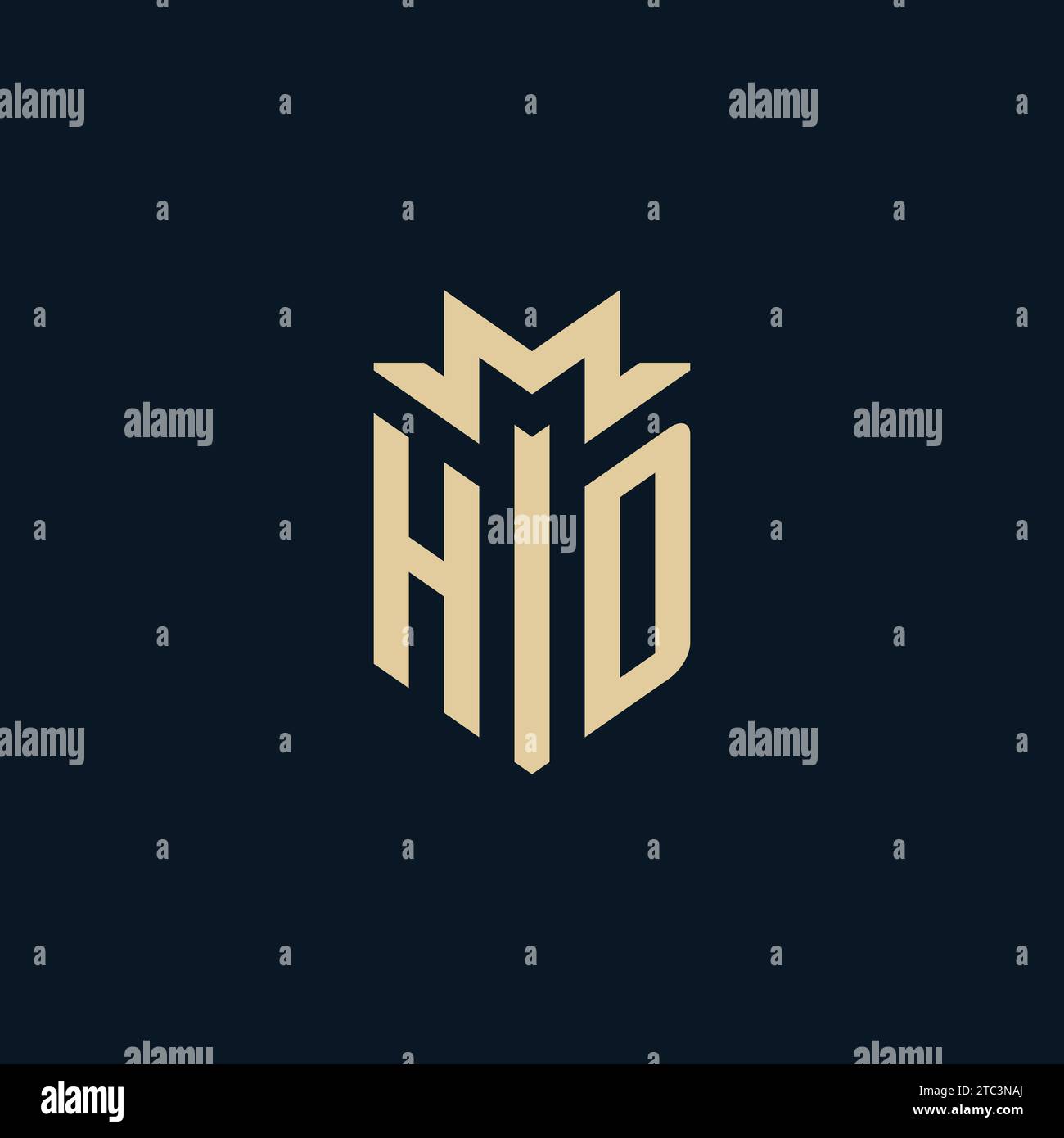 HD initial for law firm logo, lawyer logo, attorney logo design ...