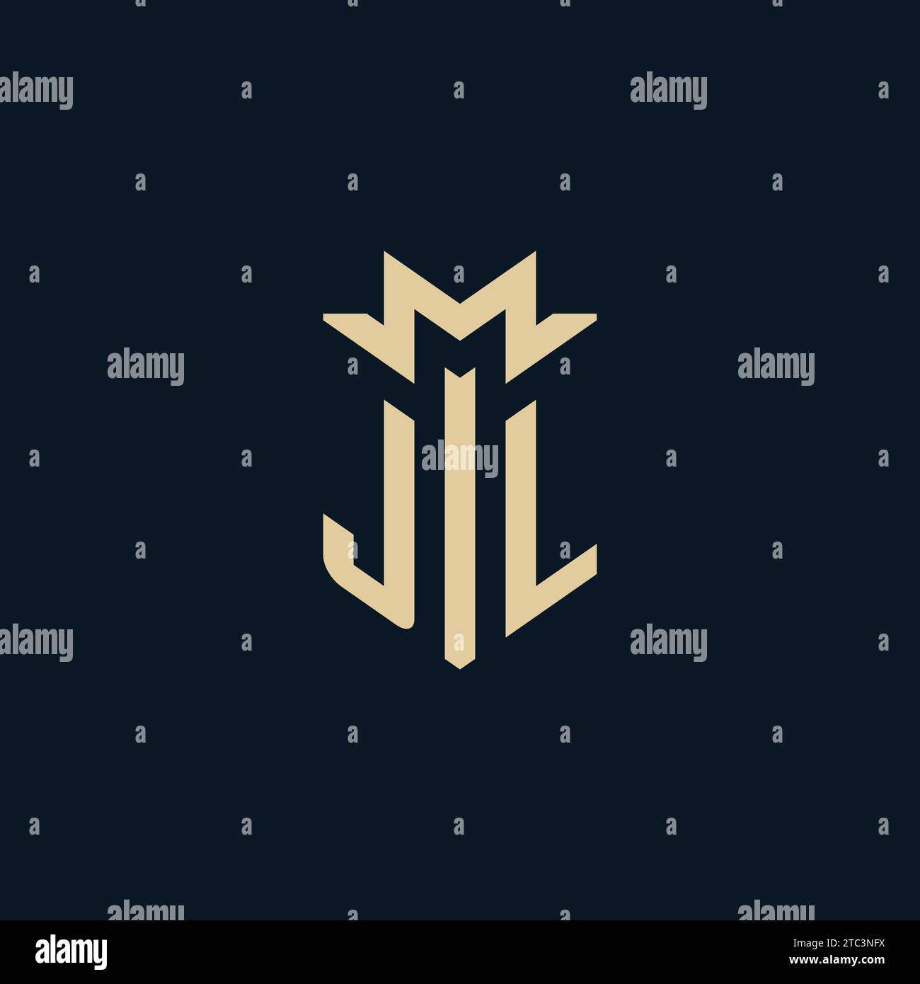 JL initial for law firm logo, lawyer logo, attorney logo design ...