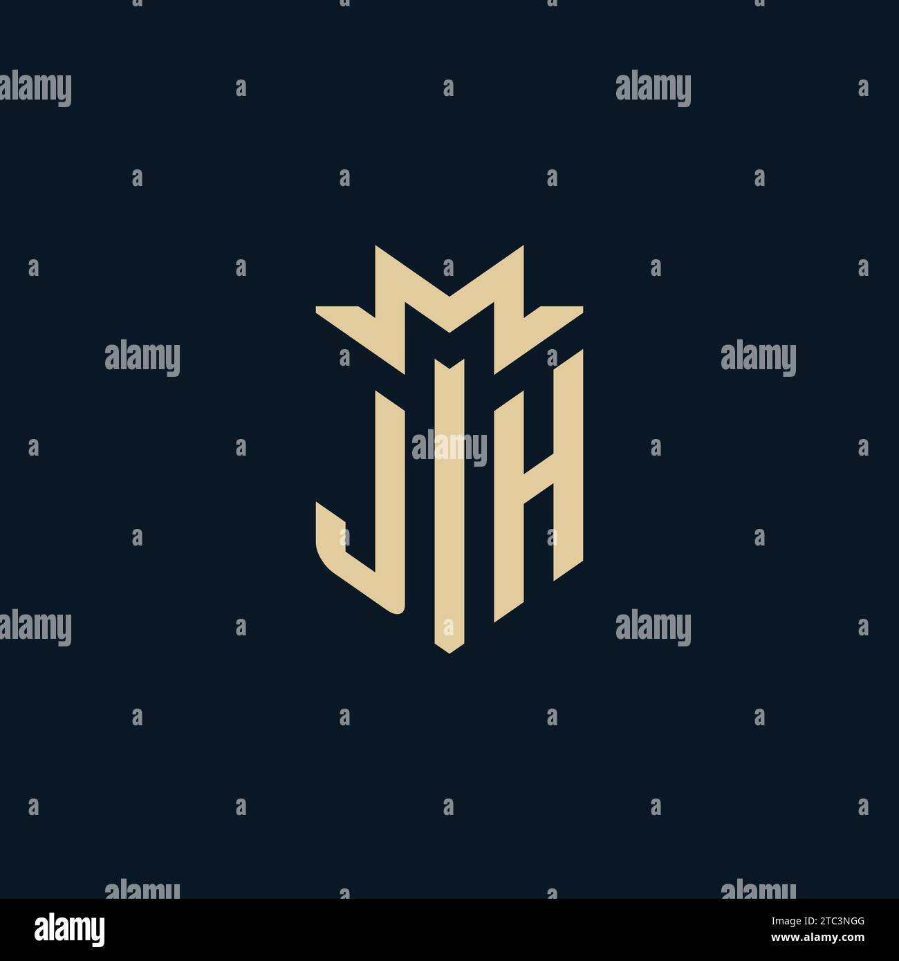 Initial jmh hi-res stock photography and images - Alamy