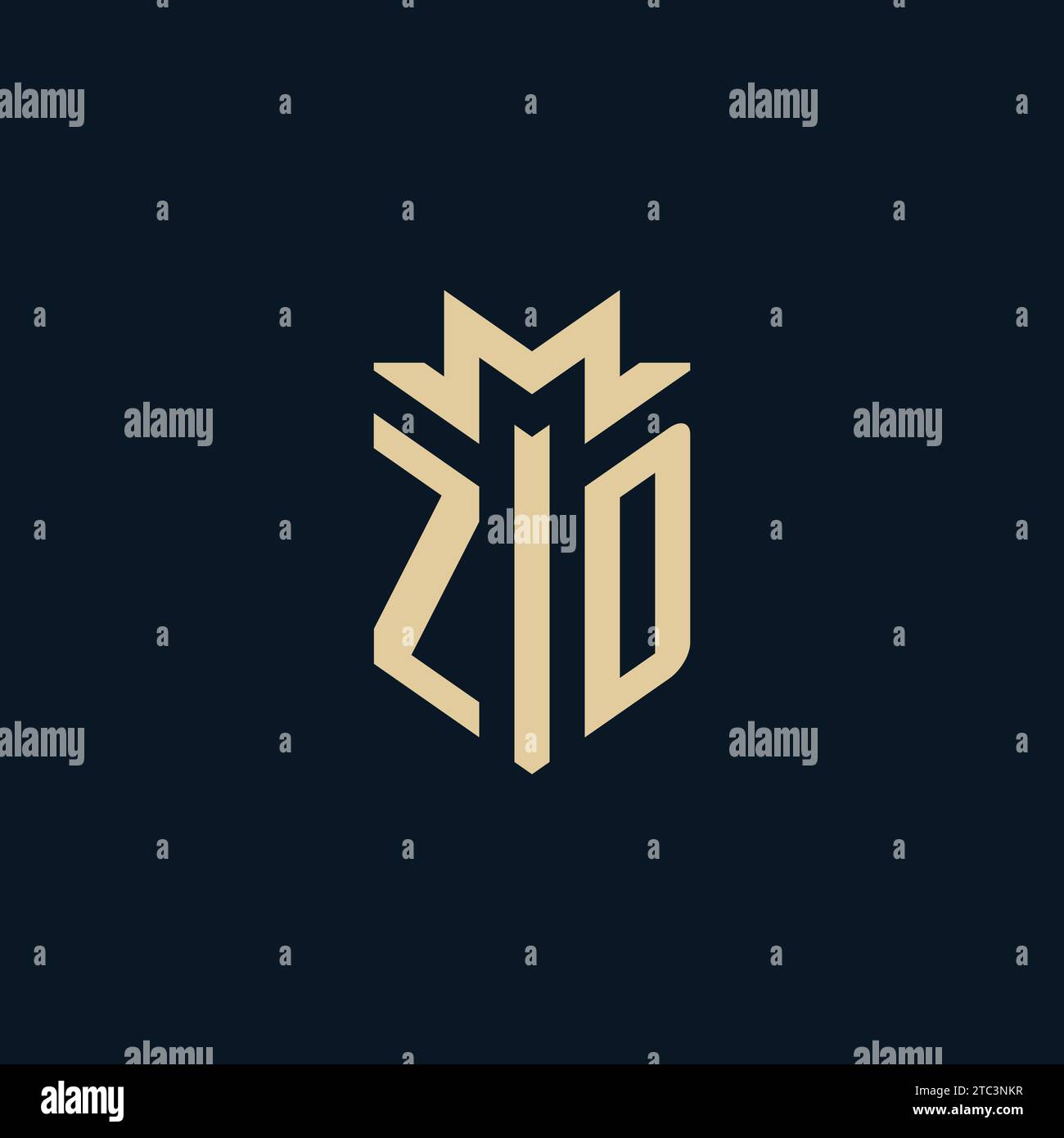 Initial zid hi-res stock photography and images - Alamy