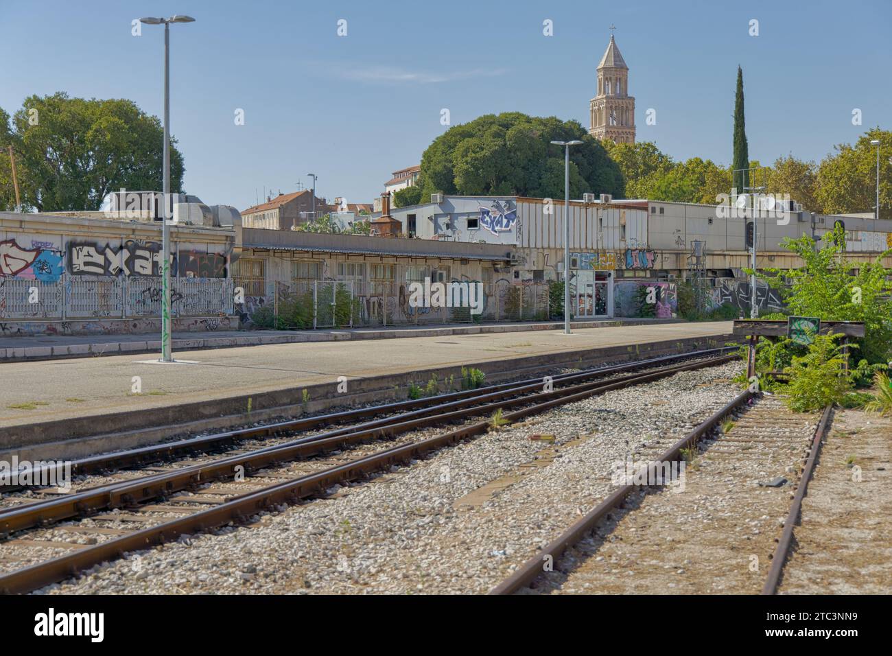 Train station Split Croatia Stock Photo - Alamy
