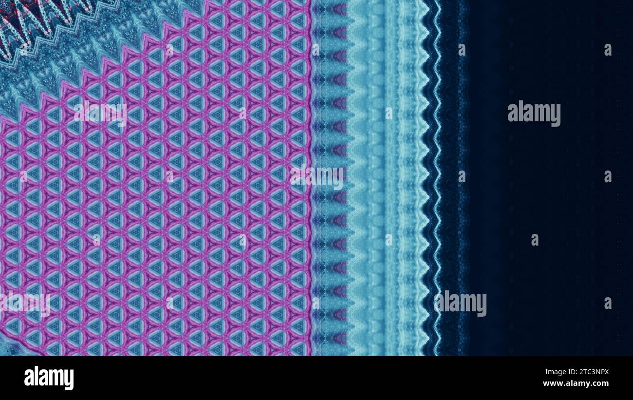 Futuristic motif abstract pattern pink blue mosaic Stock Photo - Alamy