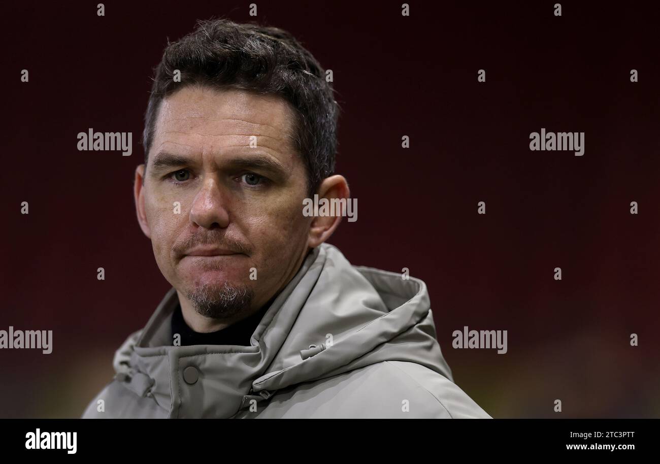Manchester United manager Marc Skinner before the Barclays Women's ...