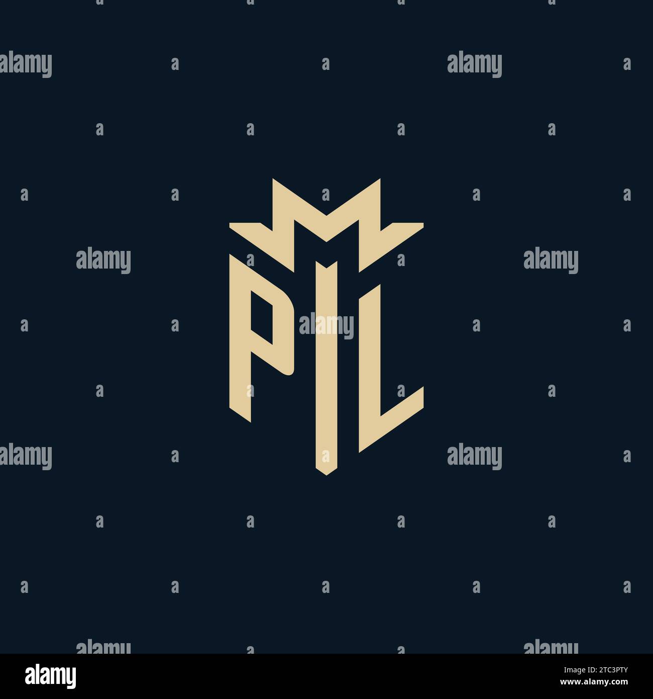 PL initial for law firm logo, lawyer logo, attorney logo design ...