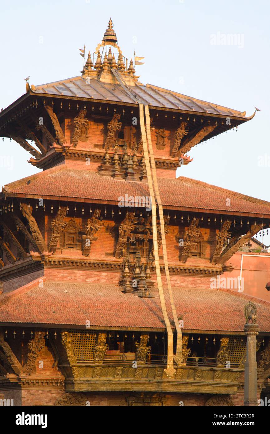 Nepal, Patan, Durbar Square, Bhimsen Temple Stock Photo - Alamy