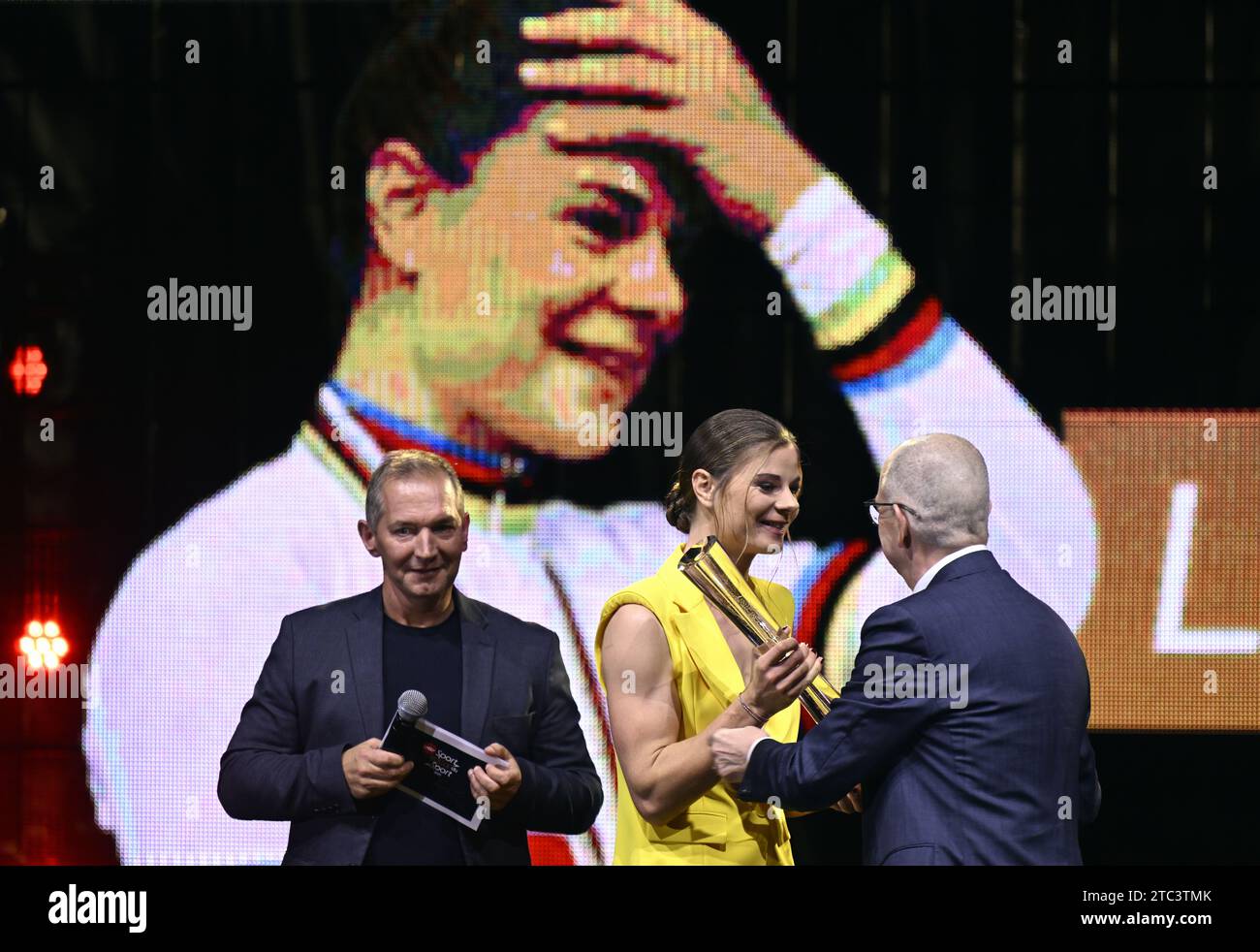 Zaventem, Belgium. 10th Dec, 2023. Belgian cyclist Lotte Kopecky ...