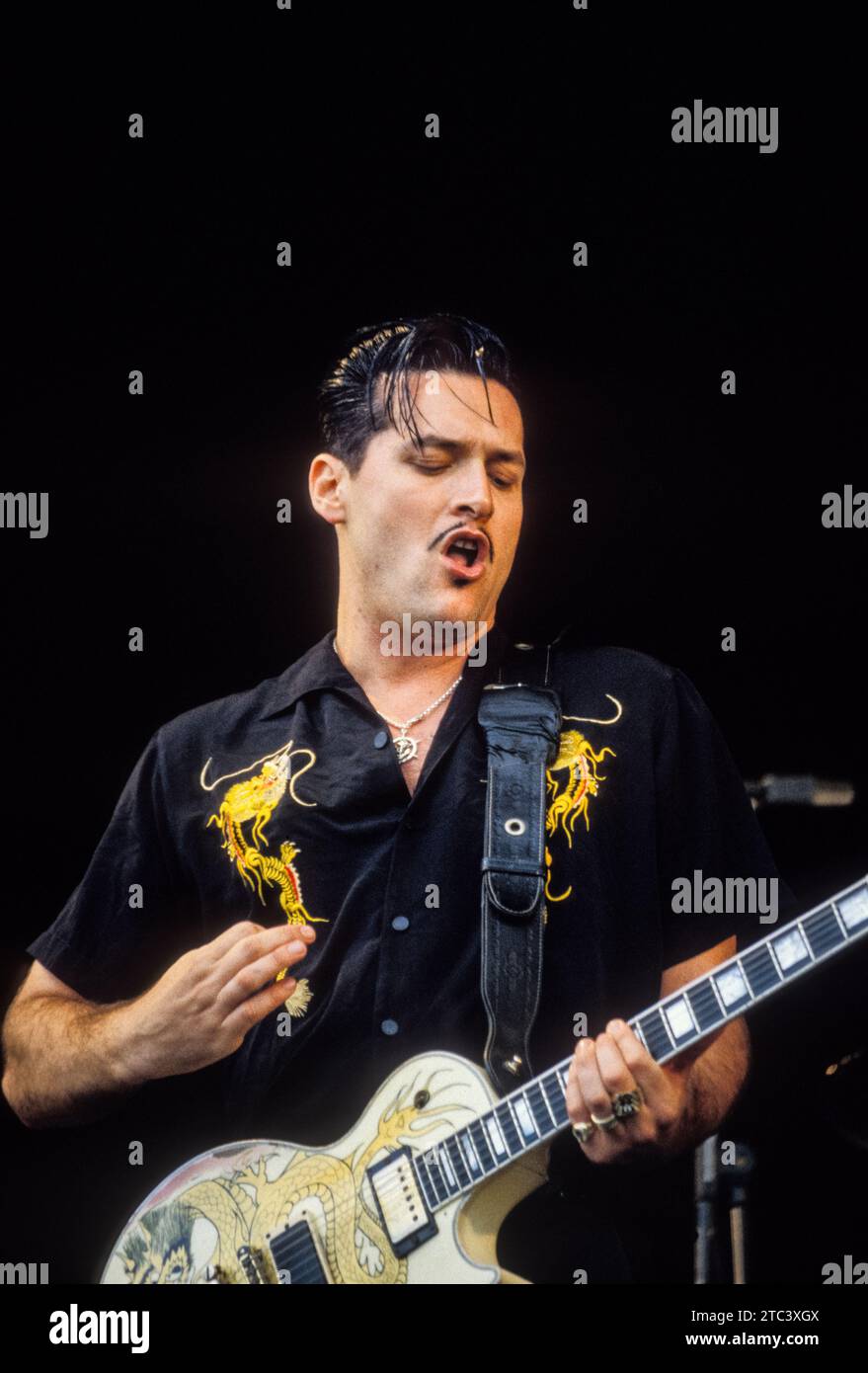 JOHN 'SPEEDO' REIS, ROCKET FROM THE CRYPT, READING FESTIVAL, 1998: A ...