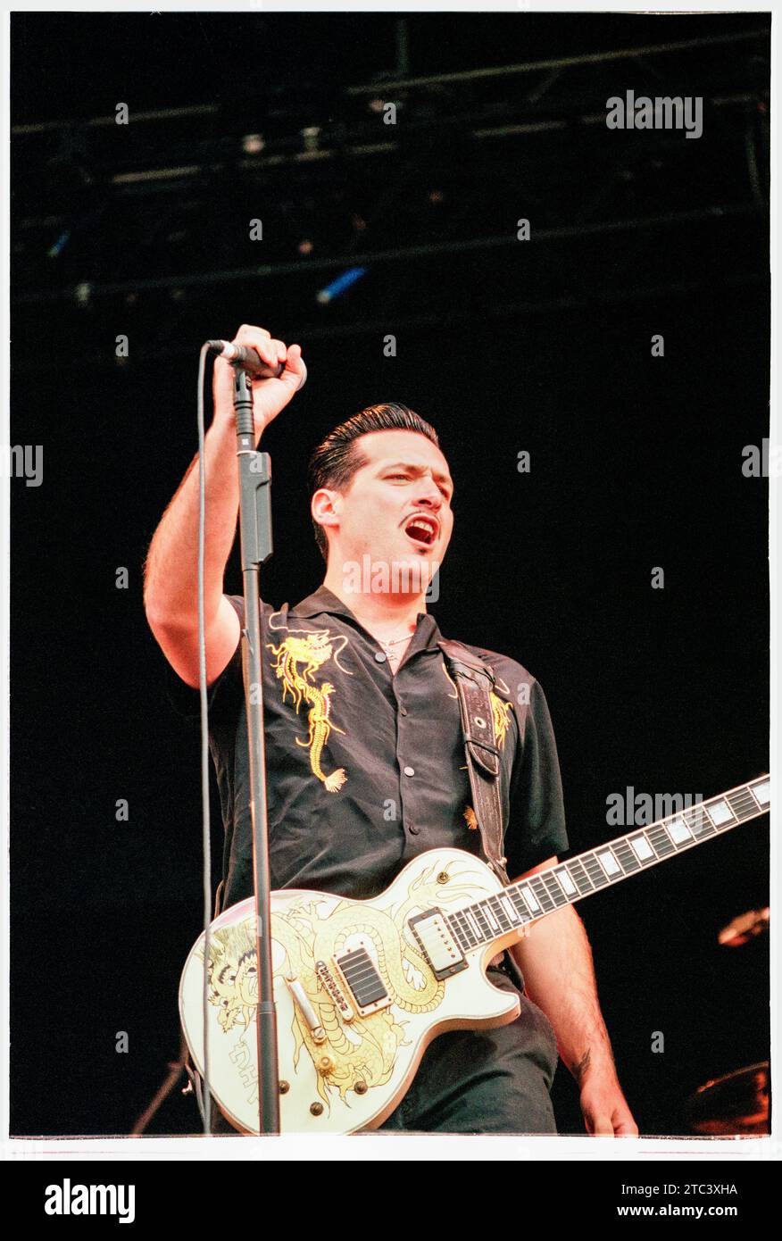 JOHN 'SPEEDO' REIS, ROCKET FROM THE CRYPT, READING FESTIVAL, 1998: A ...