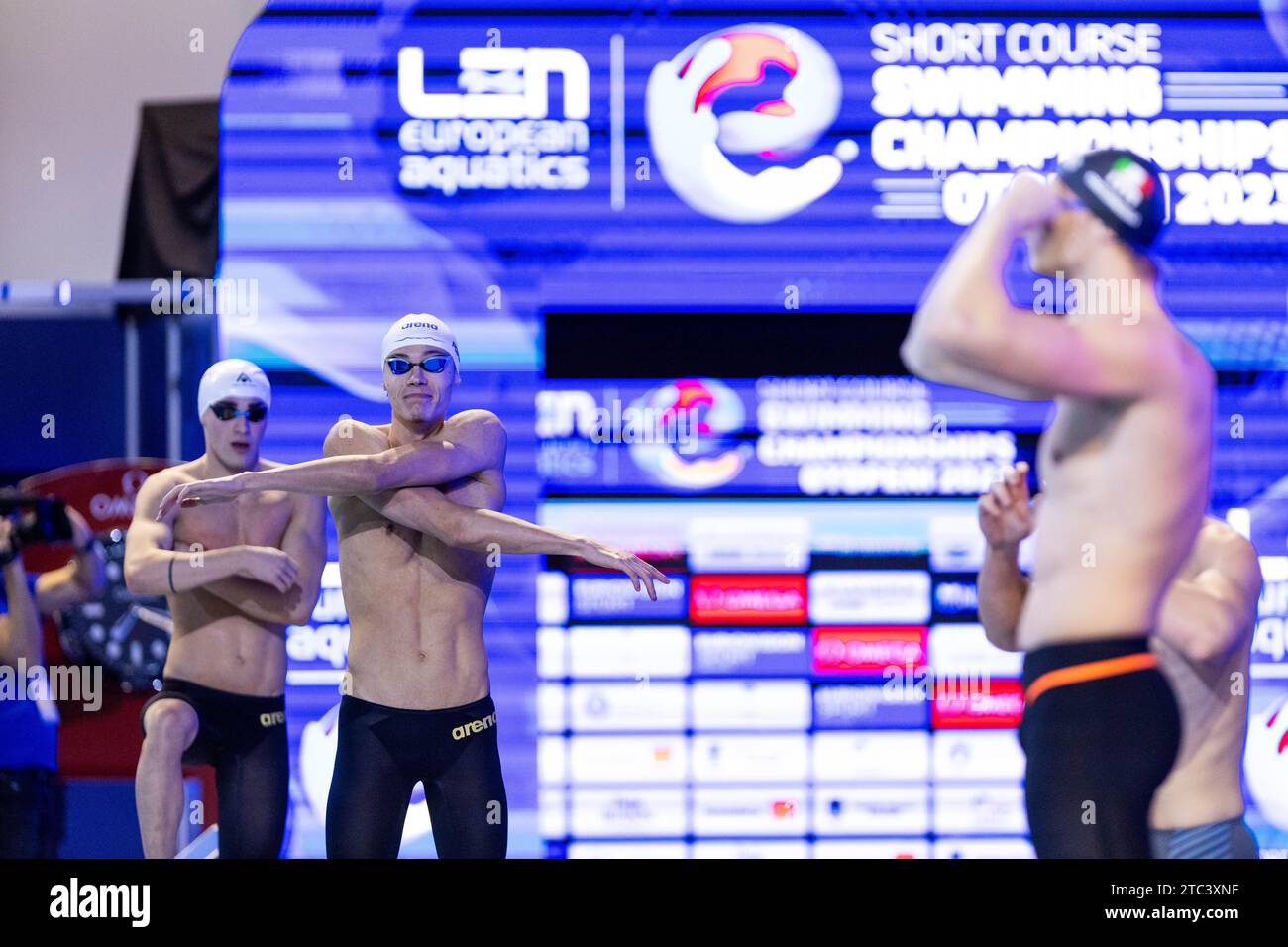 David Popovici of Romania during Men's 100m Freestyle Final at the LEN ...