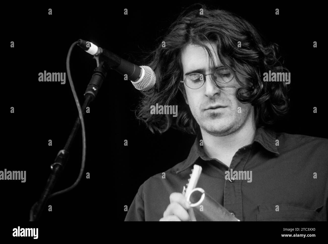 LOU BARLOW, SEBADOH, READING FESTIVAL, 1999: Singer and guitarist Lou ...
