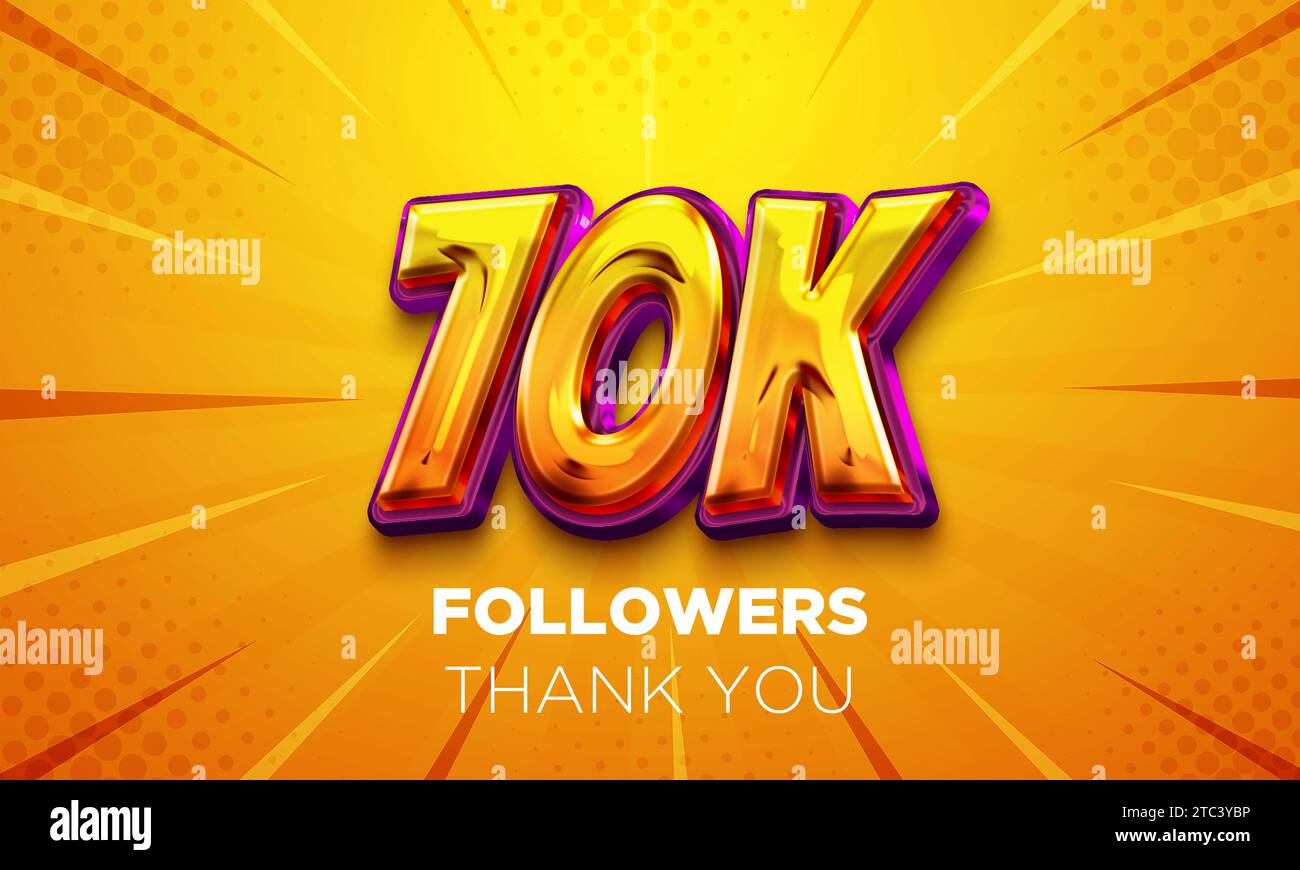 70k followers celebration. Social media poster. Followers thank you ...