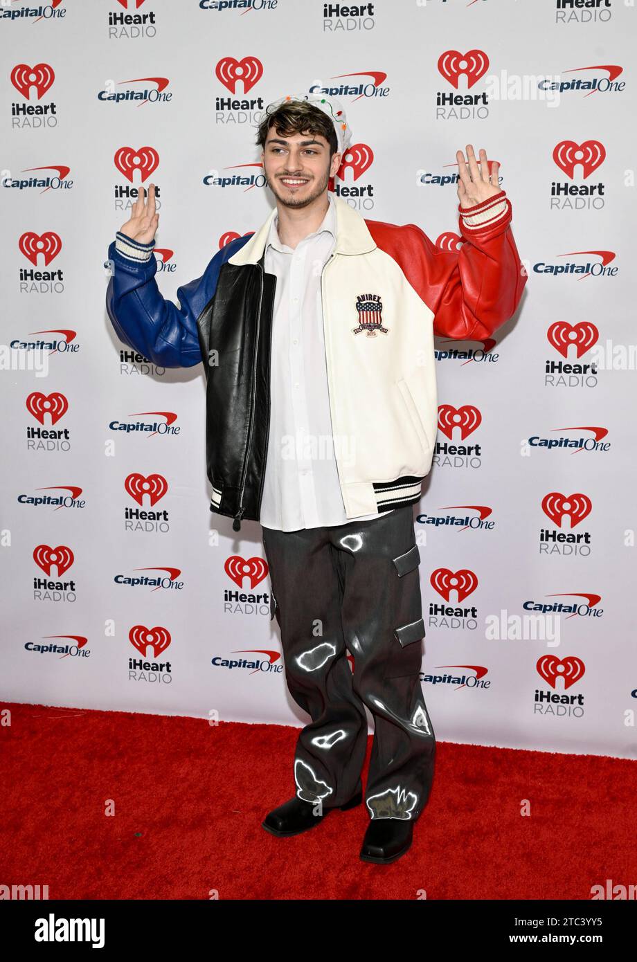 Harry Daniels arrives at the iHeartRadio Jingle Ball on Friday, Dec. 8 ...
