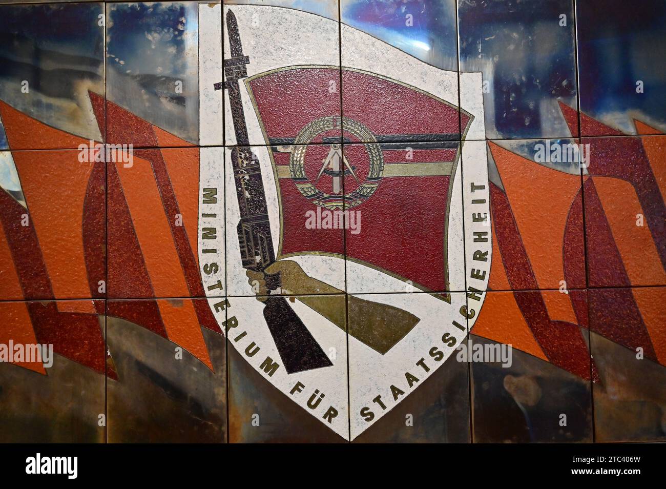 Stasi memorial and museum in the “Round Corner” in Leipzig, Saxony ...