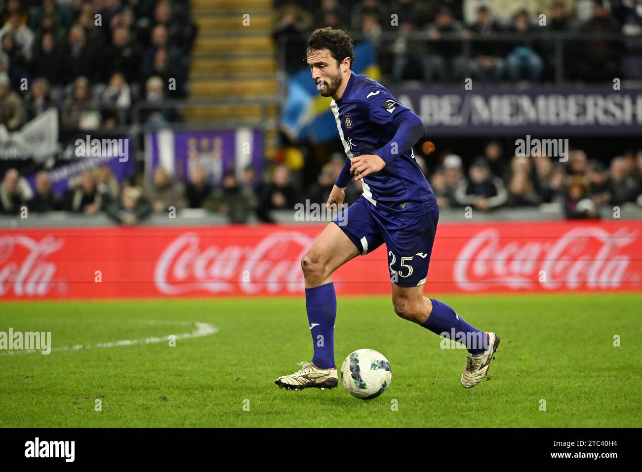 Brussels, Belgium . 10th Dec, 2023. Thomas Delaney of Anderlecht ...